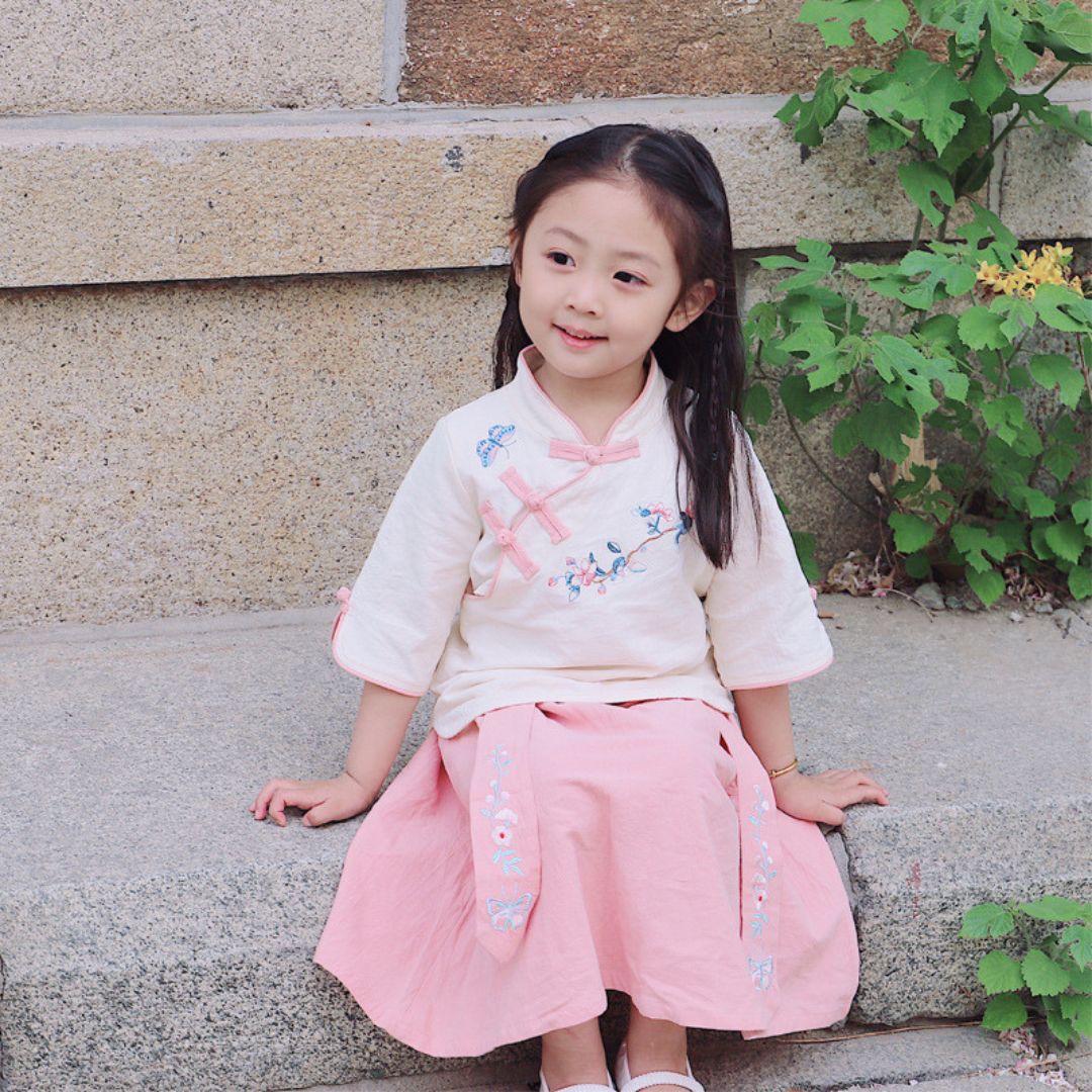 Girls' Chinese Traditional Clothing | Kids Fashion Online | SUNJIMISE ...