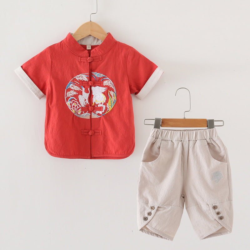 Boys' Chinese Hanfu Clothing Set | Chinese Traditional Boys Clothes ...